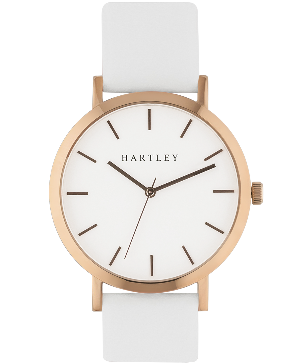 Classic White & Rose Gold – Hartley Watches